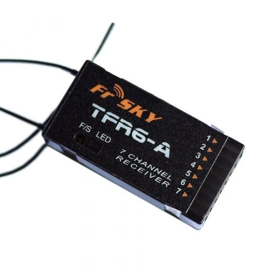 FrSky 2.4G 7CH TFR6-A Receiver Futaba FASST Compatible (Horizontal ...